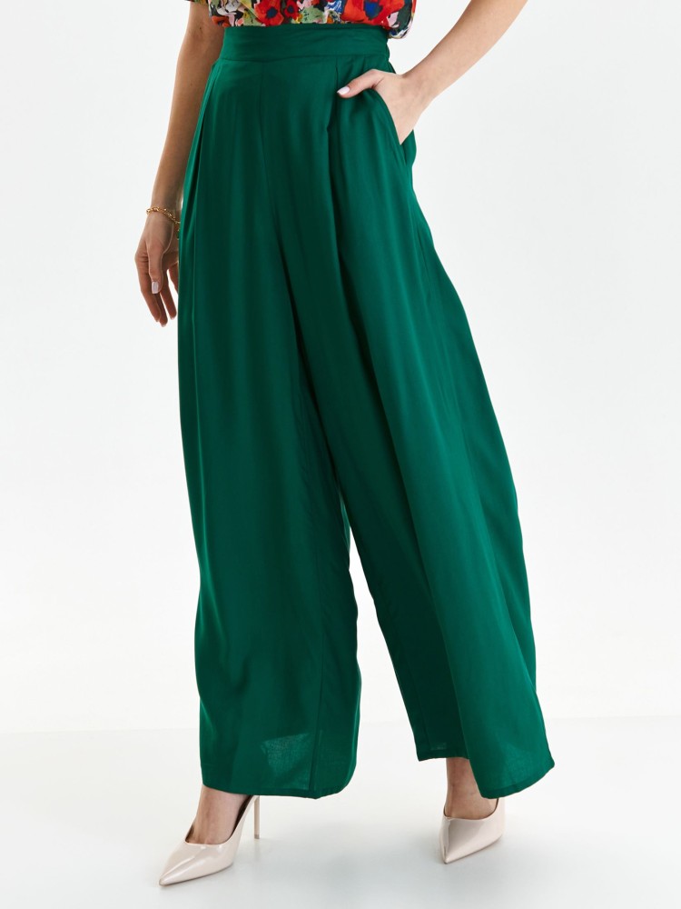 Spodnie damskie zielone - SSP4269ZI spodnie długie - TOP SECRET ...